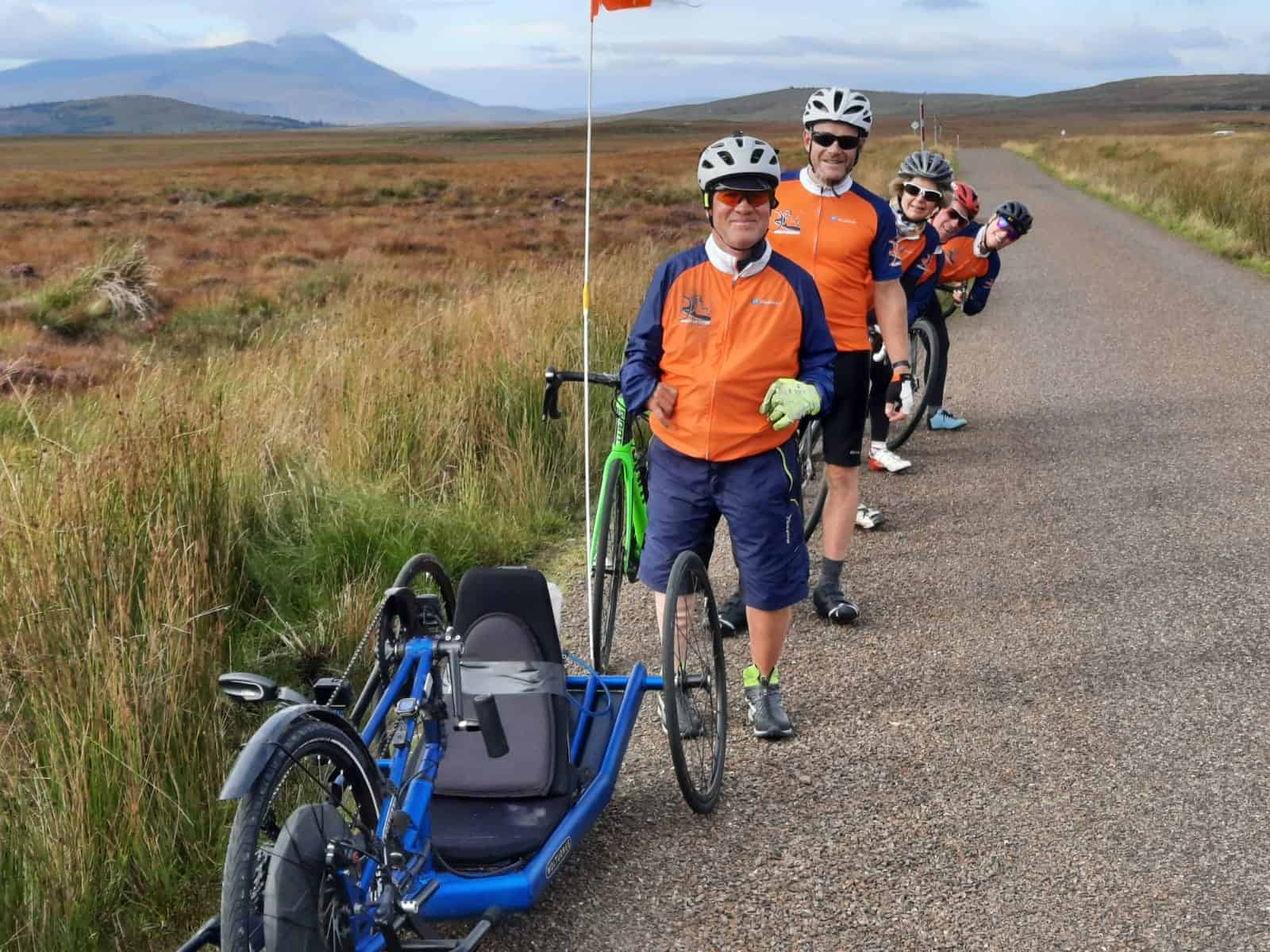 Andrew's 500-mile handcycling challenge