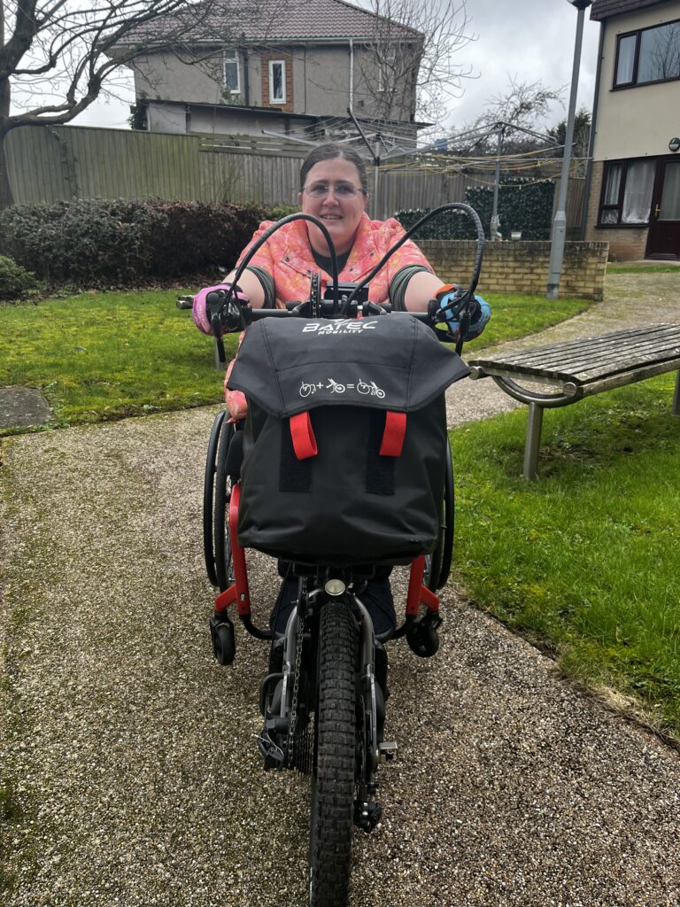 My Cycle, My Mobility Aid: Hari and her clip-on e-handcycle