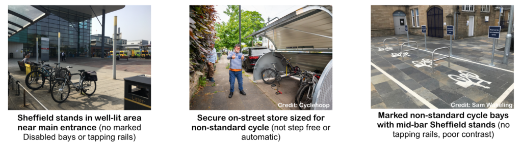 14 Features of Inclusive Cycle Parking